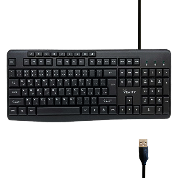 خرید و قیمت کیبورد باسیم وریتی مدل V-KB6133 | ترب